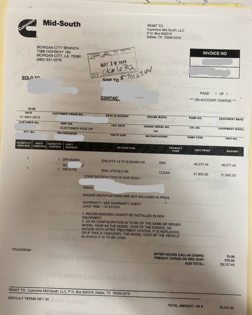 Pair Cummins KT19 Marine Engines | Commercial Marine Pro