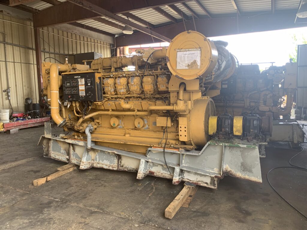 Pair of CAT 3516B Marine Engines w 1771KW at 1600RPM | Commercial ...