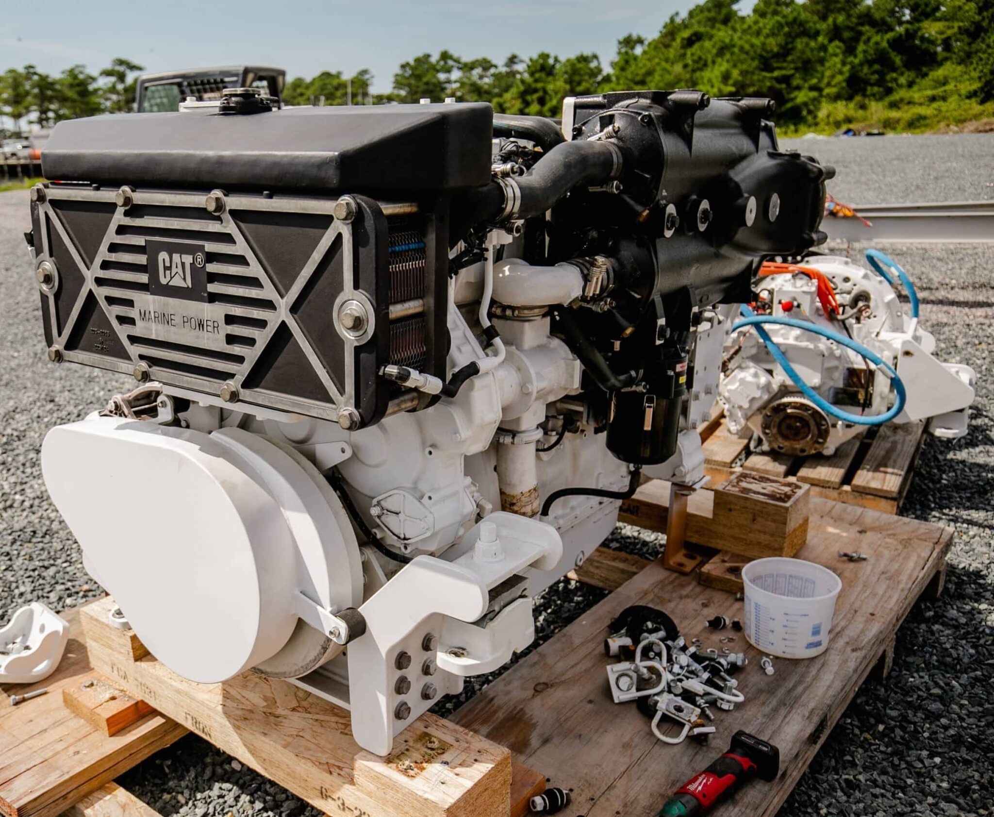 Pair CAT C18 ACERT Marine Engines - 1150 HP | Commercial Marine Pro