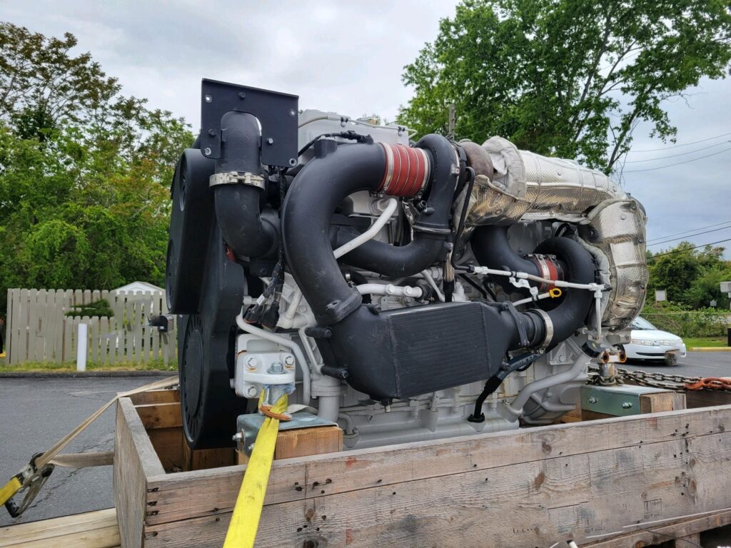 Single CAT C12.9 Marine Engine - 1000 HP - 150 Hours from New ...