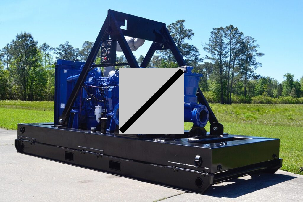 6 x 6 Mobile Self Priming Solids Handling Pump - 1613 GPM - New ...