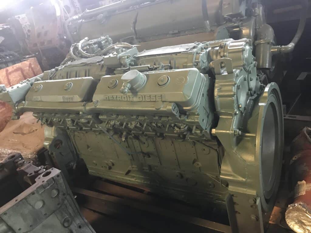 Detroit 16v71 Natural Marine Engine – REBUILT – Commercial Marine Pro
