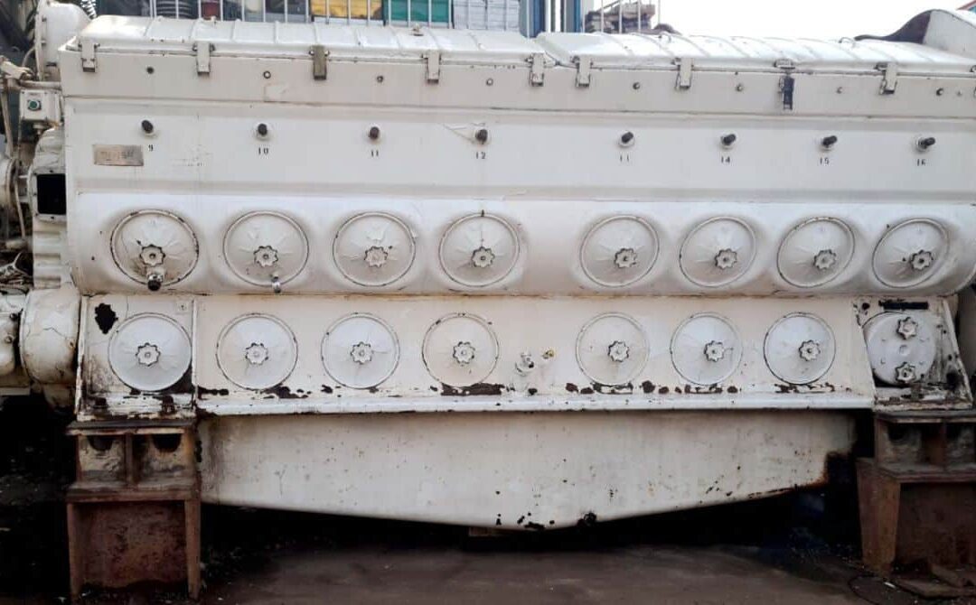 Pair EMD Marine Engines 16-710-G7A L and R – Commercial Marine Pro