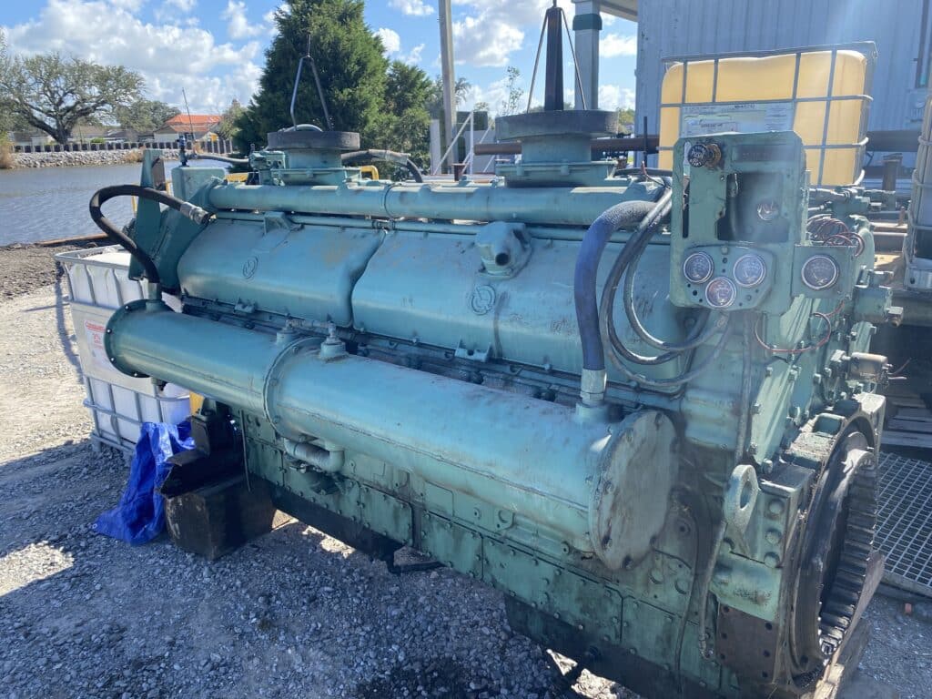Pair Detroit Diesel 16v149 Natural Marine Engines - Low hours ...