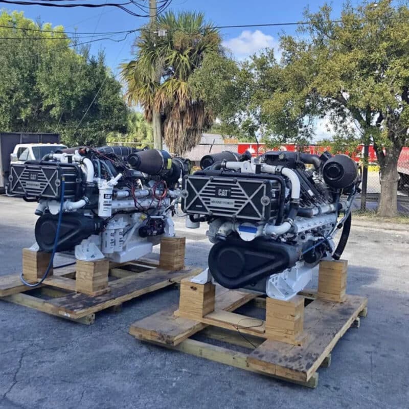 Pair Caterpillar C32 Marine Engines 1925hp – Commercial Marine Pro