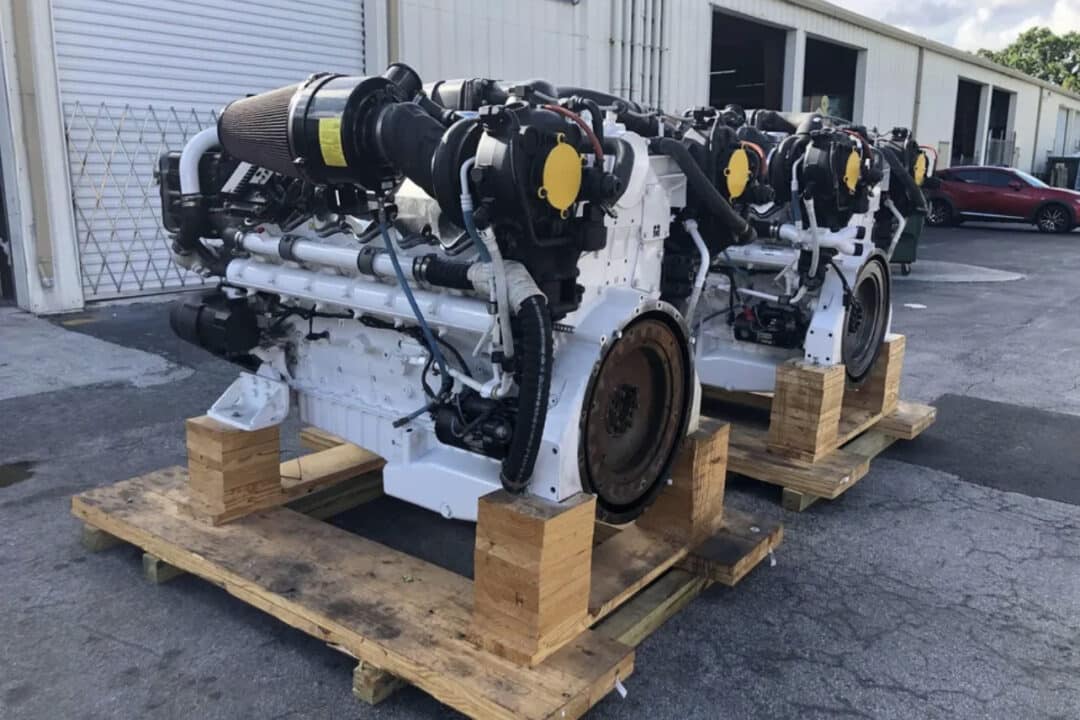 Pair Caterpillar C32 Marine Engines 1925hp – Commercial Marine Pro