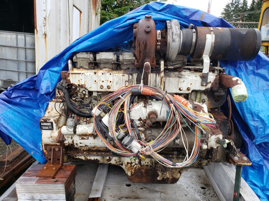 Lugger 6140 Marine Engine - 600HP - High Hour | Commercial Marine Pro