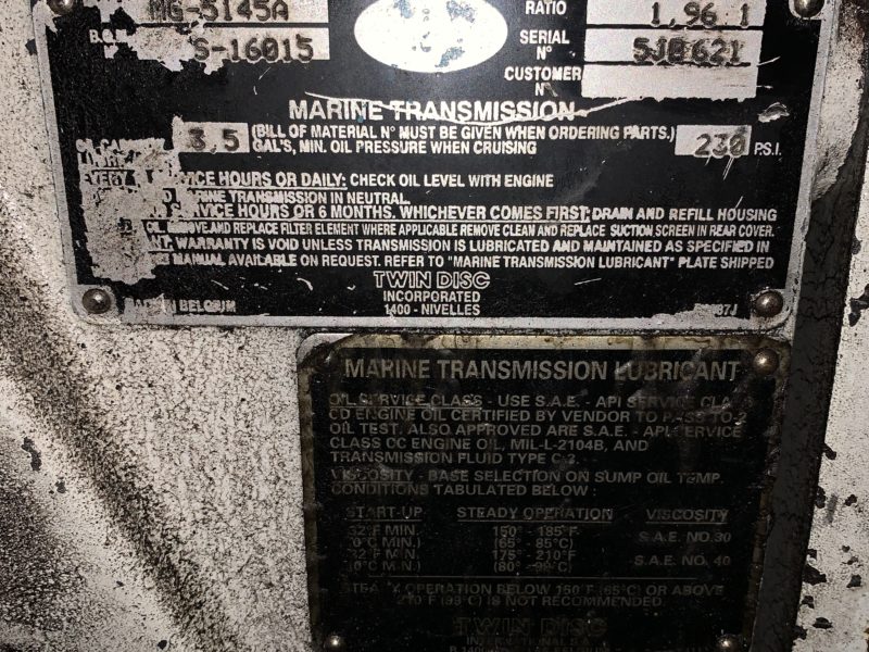 Pair of Twin Disc gears, MG-5145A--1.96:1 ratio | Commercial Marine Pro