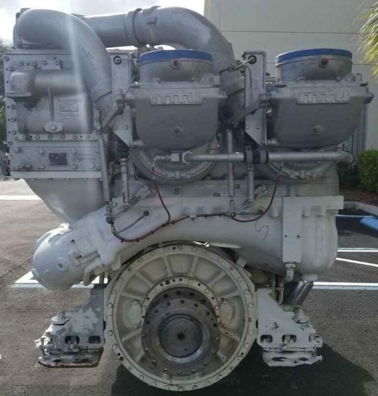 Single MTU 16V396 TB94 Marine Propulsion Engines 3366HP – Commercial ...