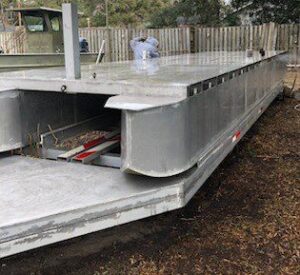 30x10 work boat aluminum barge | Commercial Marine Pro