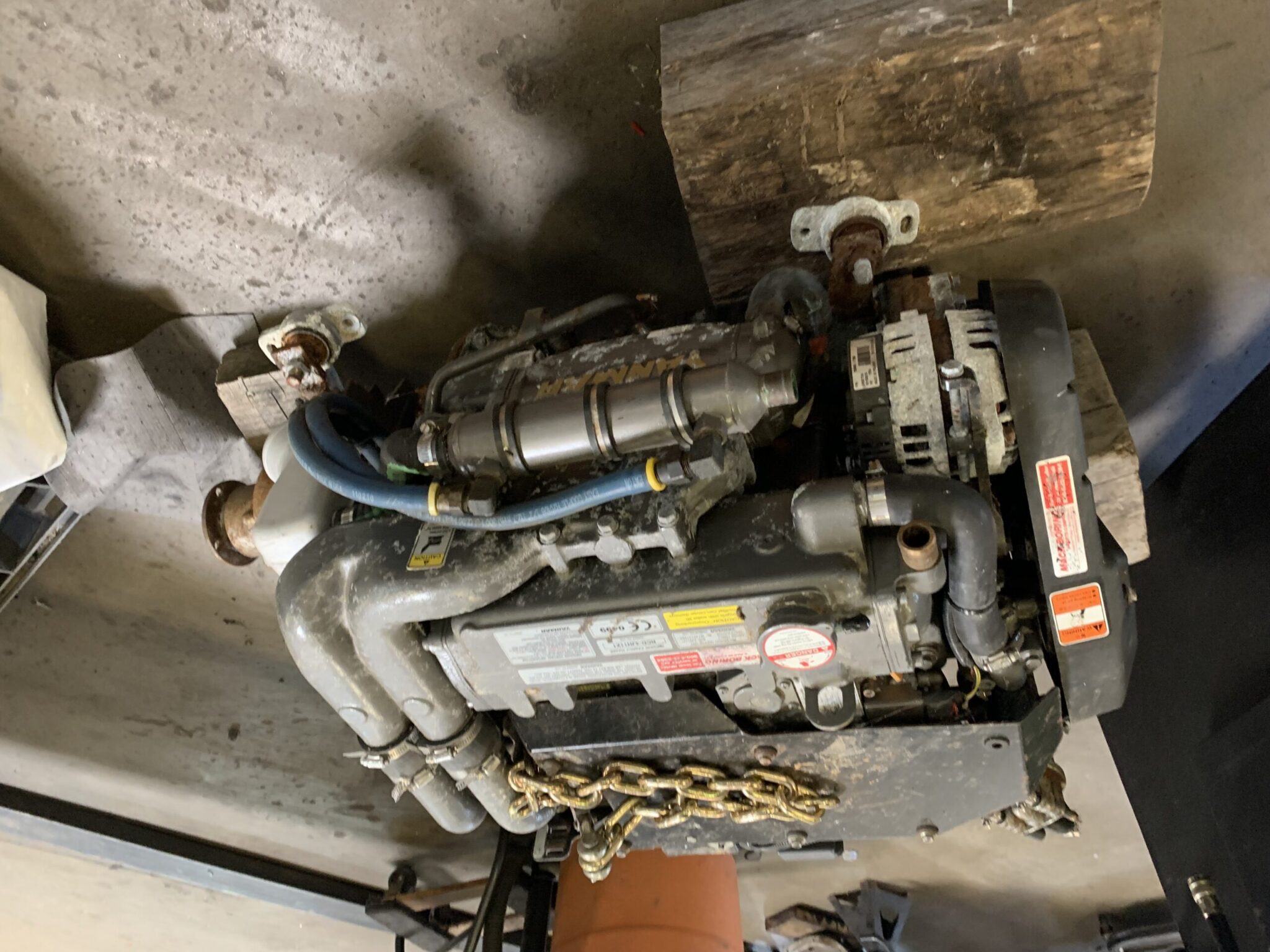 Single Yanmar 4JH 110 Marine Engine | Commercial Marine Pro