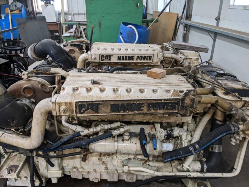 Pair CAT 3196 Marine Engines - 1200 Hours | Commercial Marine Pro