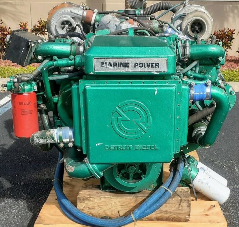 Single or Pair Detroit Diesel 8V92 TA DDEC Marine Propulsion Engines ...