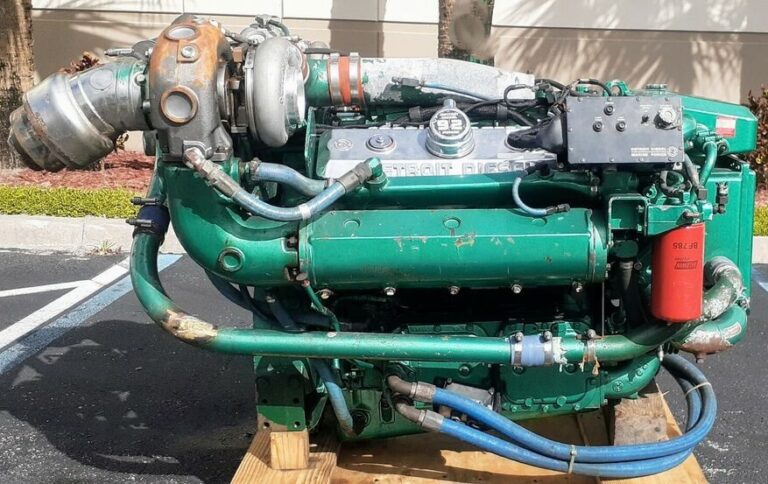 Single or Pair Detroit Diesel 8V92 TA DDEC Marine Propulsion Engines – Commercial Marine Pro