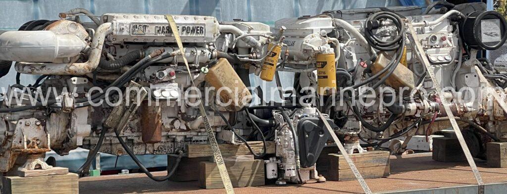Single or Pair CAT 3196 Marine Engines | Commercial Marine Pro