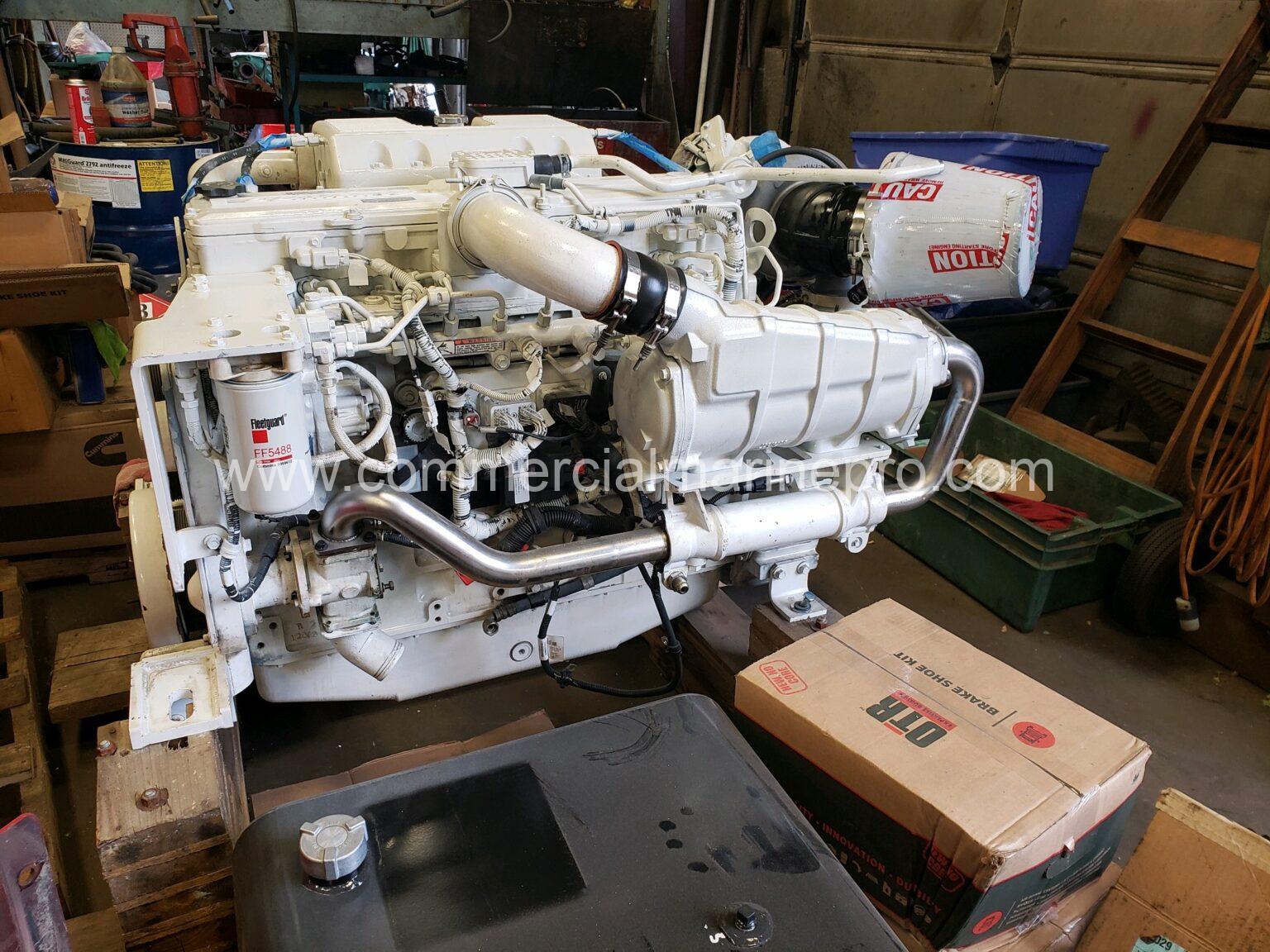 Single Cummins QSC 600 HP Rebuilt Marine Engine – Commercial Marine Pro
