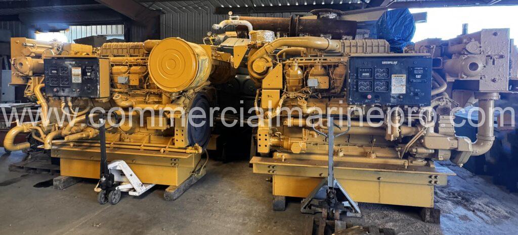 Pair CAT 3512B Marine Engines - 1500hp @ 1600rpm | Commercial Marine Pro
