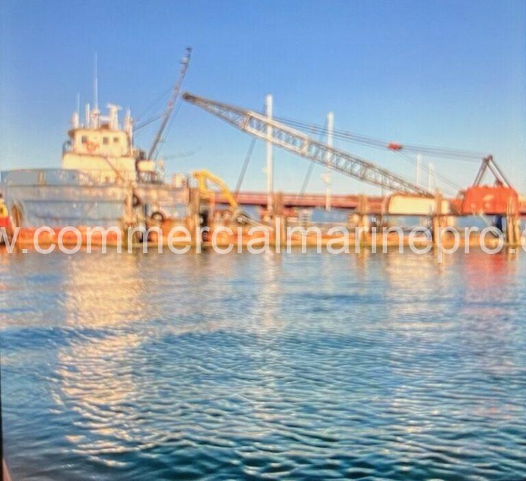 150' Supply Boat With 100 Ton 3900 Manitowoc Crane | Commercial Marine Pro