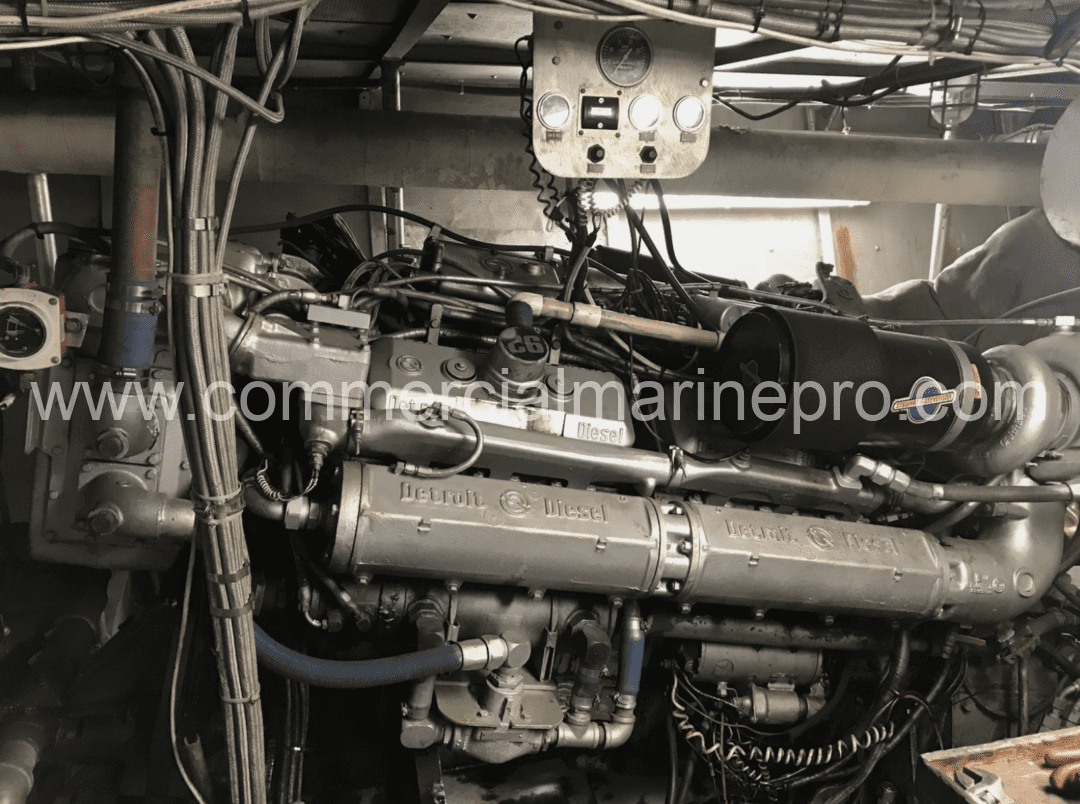 (2) 12v92 TI Detroit Diesel Propulsion Engines | Commercial Marine Pro