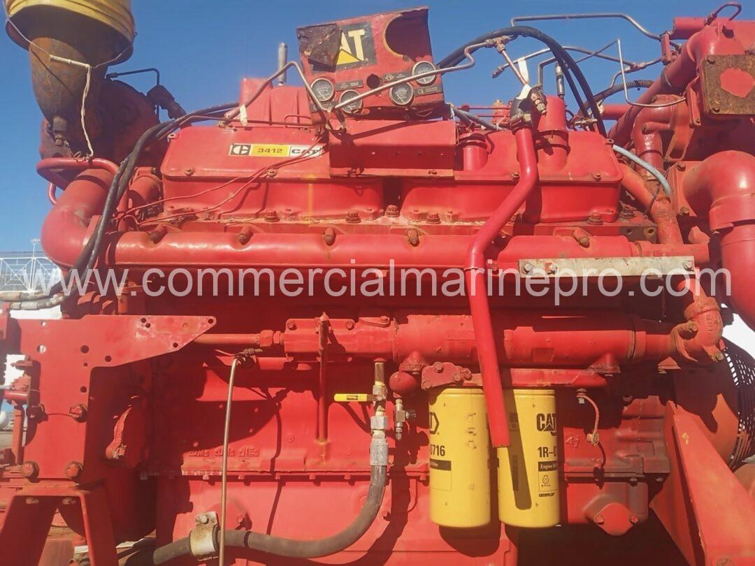 Single CAT 3412 Engine serial prefix 38S | Commercial Marine Pro